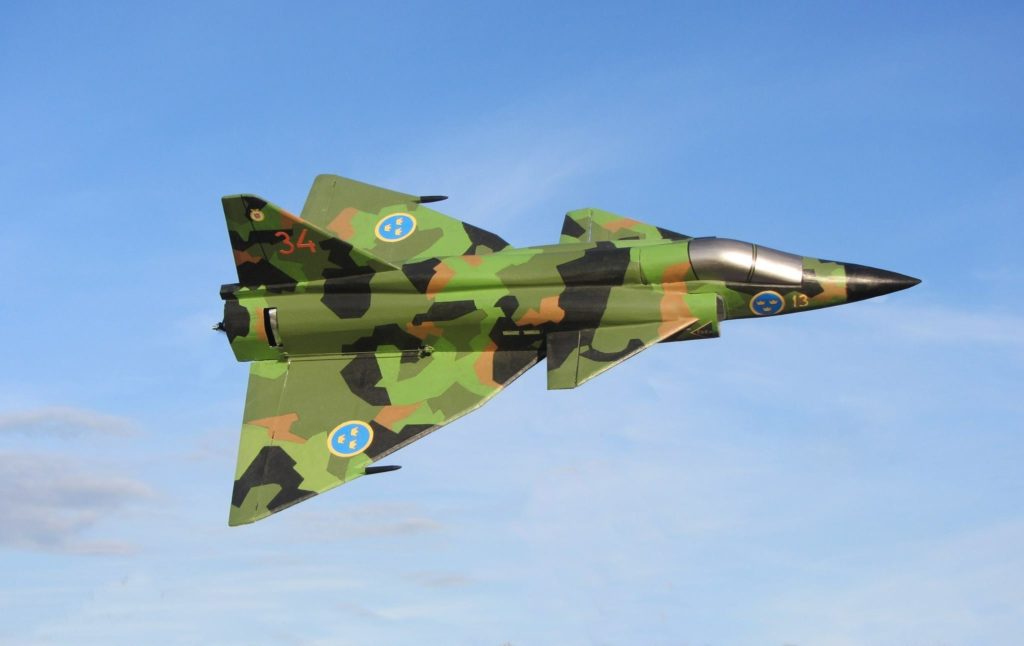 Ja-37 Viggen Plans – Semi-Scale Parkjets