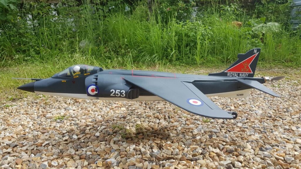 Harrier Plans – Semi-Scale Parkjets