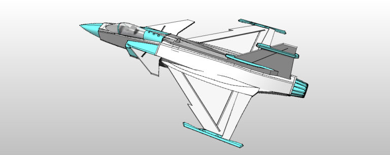 Jas-39 Gripen plans – Semi-Scale Parkjets