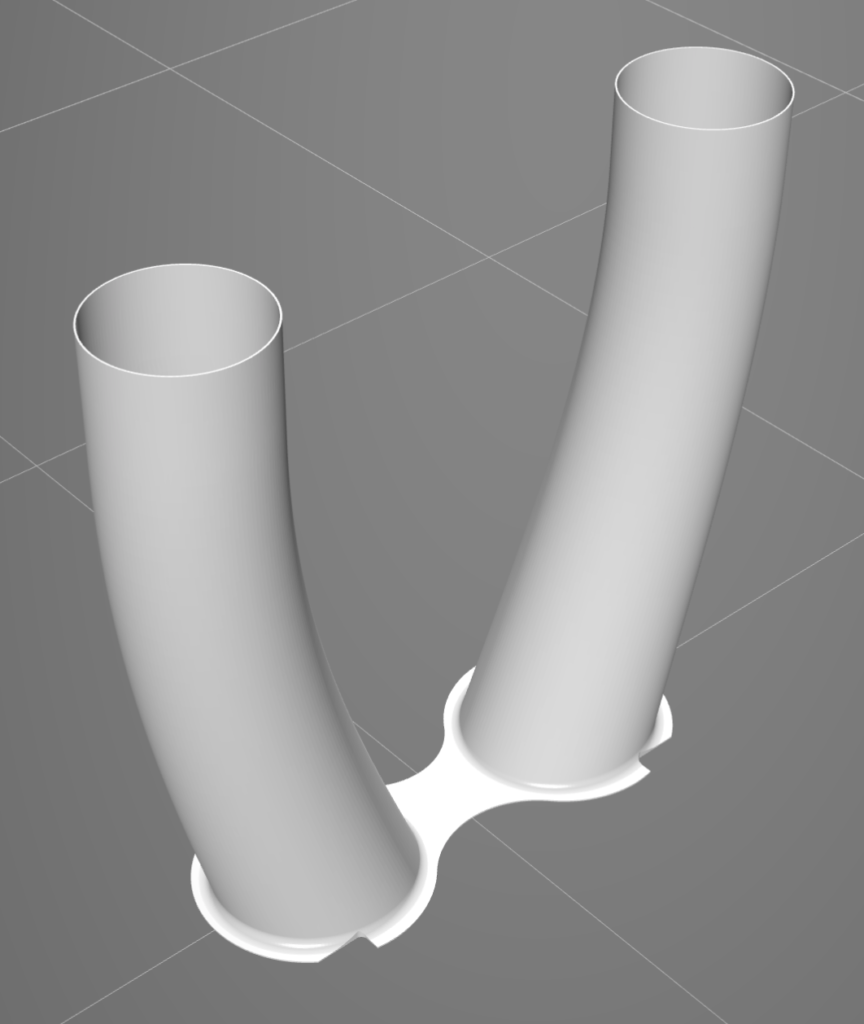 SARO A1 Bifurcated Thrust tube (aft) .stl – Semi-Scale Parkjets