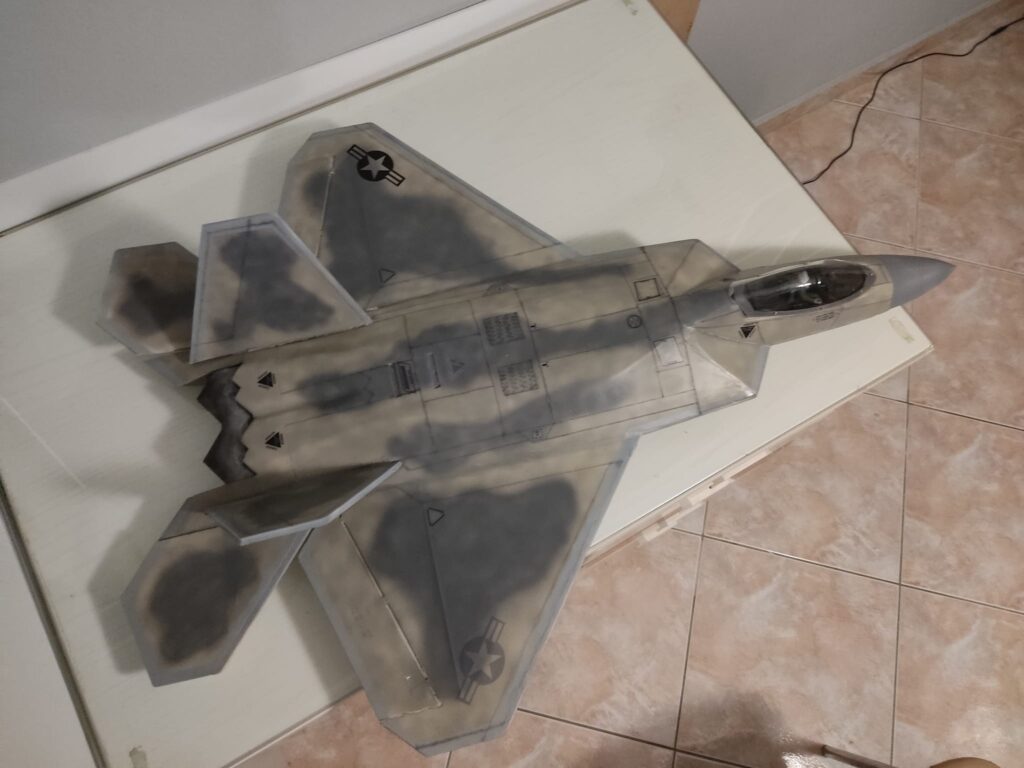 F-22 Raptor plans – Semi-Scale Parkjets