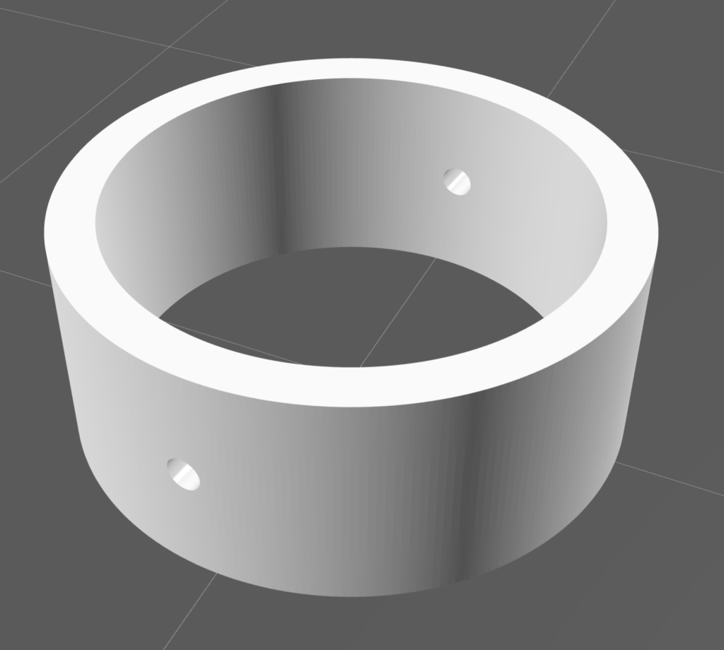 Jet launcher – 40mm pipe – Ring Retainer. stl – Semi-Scale Parkjets