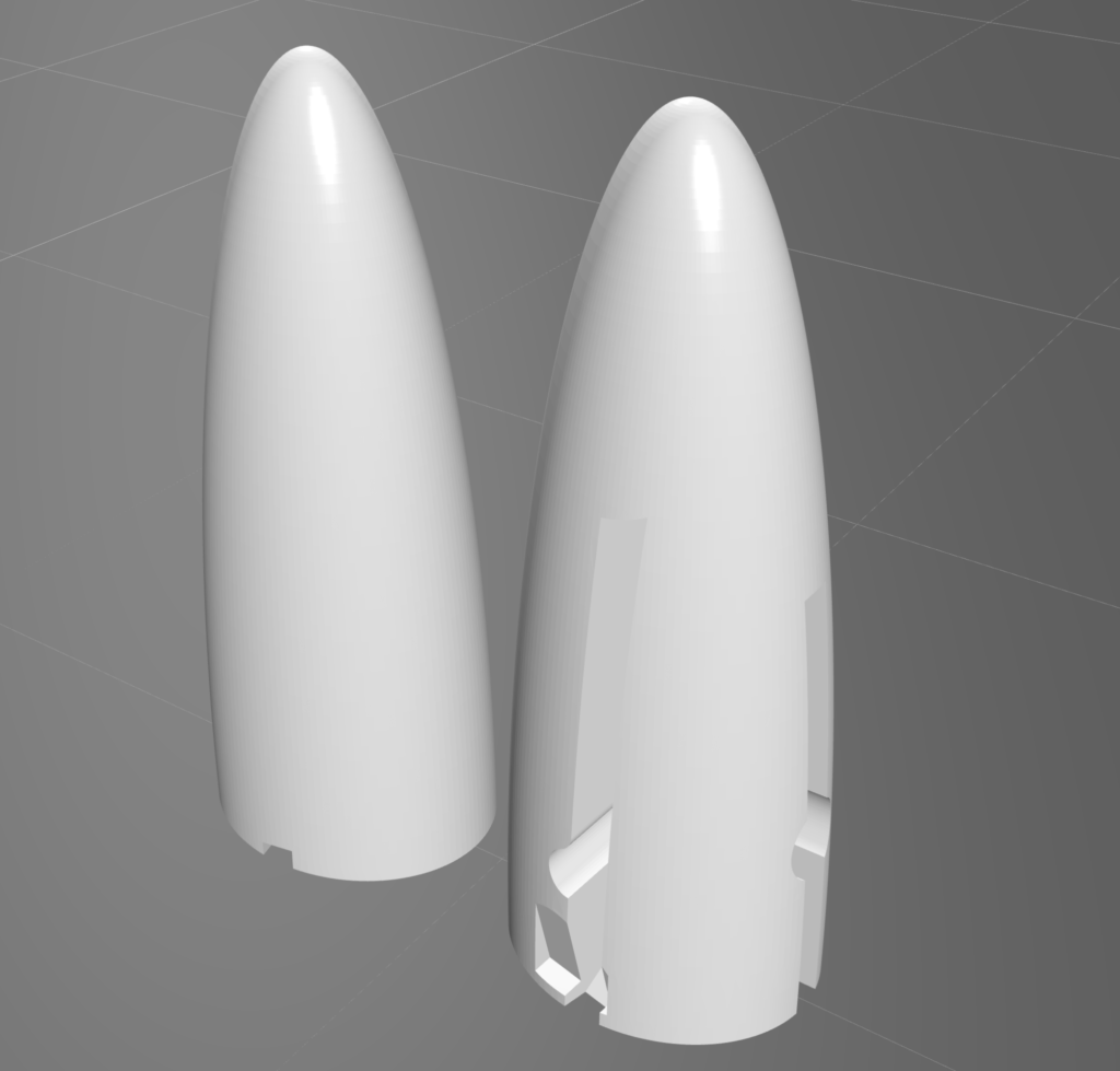 SeaMaster Tail Bullet .stl – Semi-Scale Parkjets